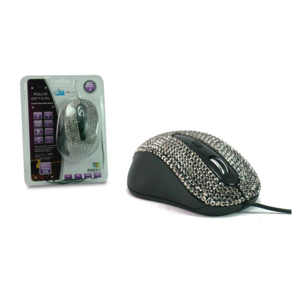 Mouse Usb con Brillantes – Tienda Virtual
